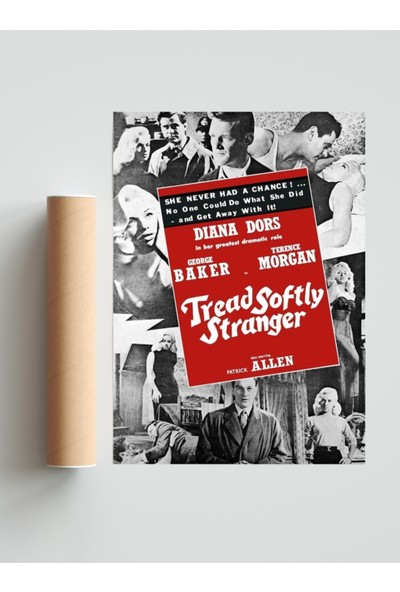 Tread Softly Stranger Ingilizce Poster Tread Softly Stranger Ingilizce Poster