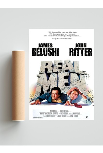 Real Men Ingilizce Poster Real Men Ingilizce Poster