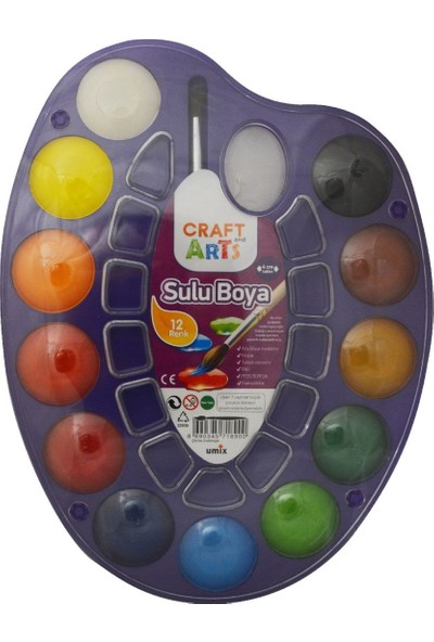 Craft And Arts Sulu Boya 12'li Jumbo Craft And Arts Sulu Boya 12'li Jumbo