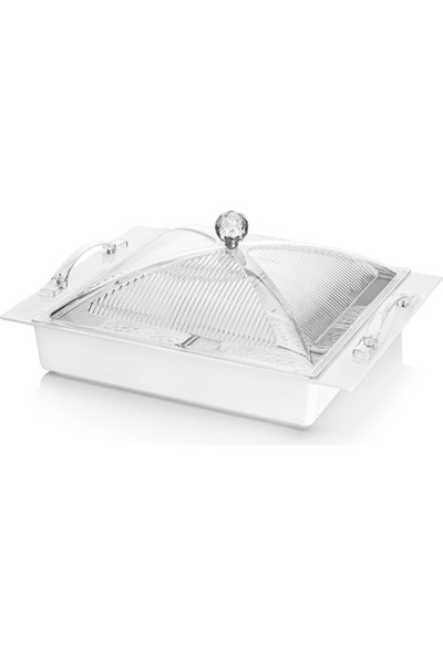 EW's Kitchenware Akrilik Barok Beyaz 4'lü Kahvaltılık EW's Kitchenware Akrilik Barok Beyaz 4'lü Kahvaltılık