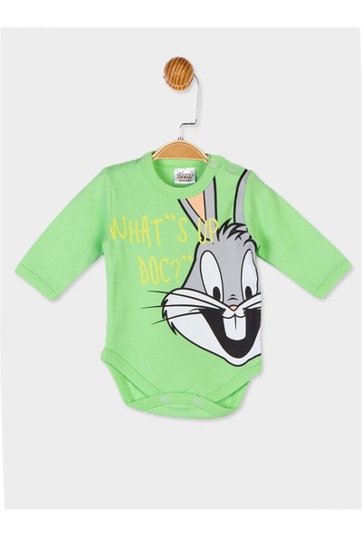 Bugs Bunny Looney Tunes Lisanslı Erkek Bebek Uzun Kol Body 20590 Bugs Bunny Looney Tunes Lisanslı Erkek Bebek Uzun Kol Body 20590