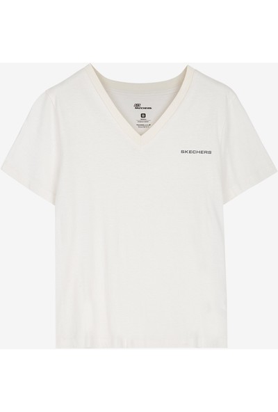 Skechers Kadın Beyaz Tshirt