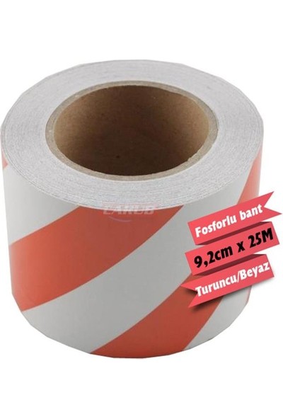 Carub Fosforlu Bant Çapraz 9,2Cmx25M Orange-Beyaz Br2406103 Carub Fosforlu Bant Çapraz 9,2Cmx25M Orange-Beyaz Br2406103