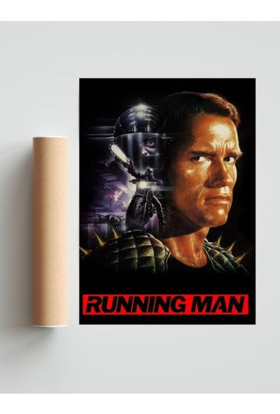 The Running Man Ingilizce Poster The Running Man Ingilizce Poster