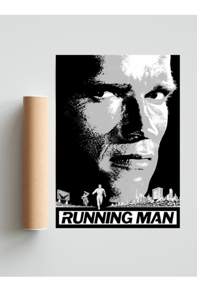 The Running Man Ingilizce Poster The Running Man Ingilizce Poster