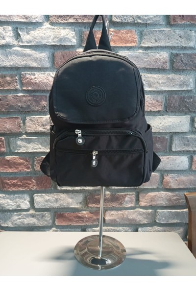 Giydegör Kadın Siyah Renk Krınkil Kumaş Suya Dayanıklı El ve Sırt Çantası Giydegör Kadın Siyah Renk Krınkil Kumaş Suya Dayanıklı El ve Sırt Çantası