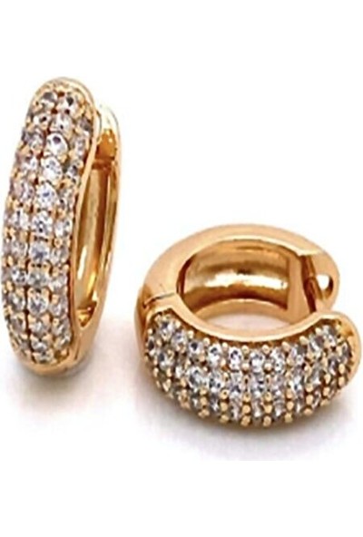 Madepazar Xuping Zirkon Taşlı Küpe Gold Madepazar Xuping Zirkon Taşlı Küpe Gold