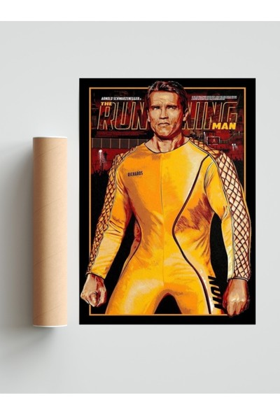 The Running Man Ingilizce Poster