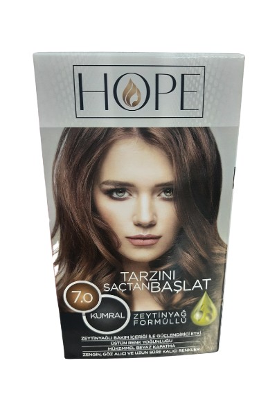 Hope Zeytinyağ Formüllü Kumral Saç Boyası Hope Zeytinyağ Formüllü Kumral Saç Boyası