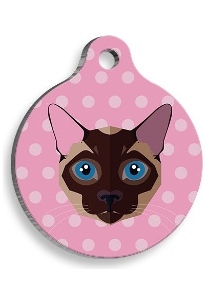 Siyam Yuvarlak Kedi Künyesi Siyam Yuvarlak Kedi Künyesi