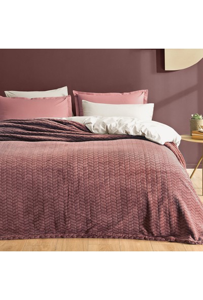 Yataş Bedding Joy Tek Kişilik Wellsoft Battaniye - Gül Kurusu Yataş Bedding Joy Tek Kişilik Wellsoft Battaniye - Gül Kurusu