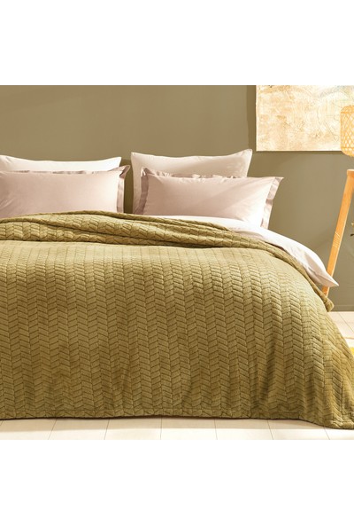 Yataş Bedding Joy Tek Kişilik Wellsoft Battaniye - Yağ Yeşili Yataş Bedding Joy Tek Kişilik Wellsoft Battaniye - Yağ Yeşili