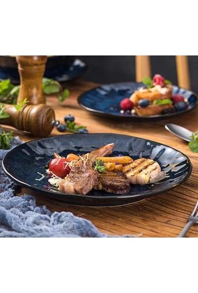 Vicrays 6'lı Seramik Yemek Tabağı Seti