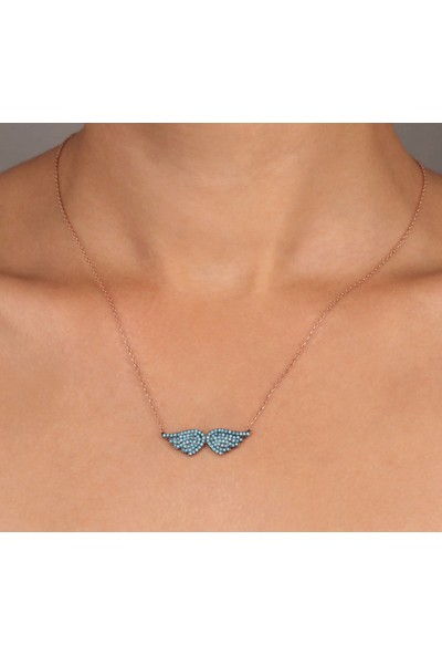 Tahal Kuyumculuk Melek Kanadı Gümüş Kolye