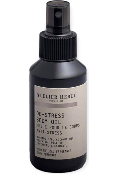 Atelıer Rebul De-Stress Vücut Yağı 100 ml Atelıer Rebul De-Stress Vücut Yağı 100 ml
