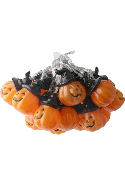 Epazzar Siyah Şapkalı Bal Kabağı LED Işık Zinciri Halloween Cadılar Bayramı Kutlama Dekor Işıkları Epazzar Siyah Şapkalı Bal Kabağı LED Işık Zinciri Halloween Cadılar Bayramı Kutlama Dekor Işıkları