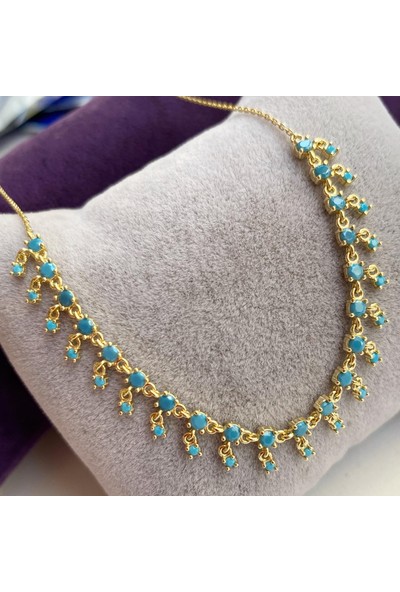 Simurg Jewellery Gümüş Firuze Taşlı Kolye Simurg Jewellery Gümüş Firuze Taşlı Kolye