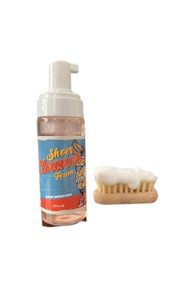 Mac Ayakkabı Temizleme Köpüğü 150 ml + Fırça