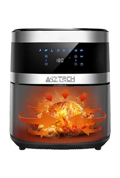 Arztech Airfryer 6.5 Lt Yağsız Fritöz Dokunmatik Ekran Arztech Airfryer 6.5 Lt Yağsız Fritöz Dokunmatik Ekran