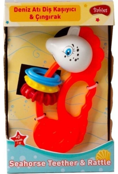 Kahraman Oyuncak Deniz Atı Diş Kaşıyıcı Çıngırak