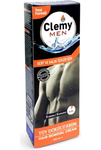 Clemy Tüy Dökücü Krem Erkek Sert ve Kalın Clemy Tüy Dökücü Krem Erkek Sert ve Kalın