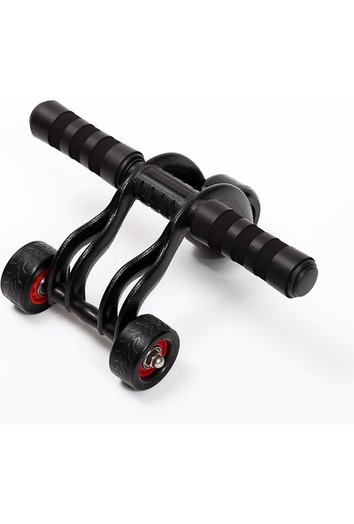 Vücut Siyah Şekillendirmek Için Vison Üç Tekerlekli Fitness Abs Egzersiz Yardımı Vücut Siyah Şekillendirmek Için Vison Üç Tekerlekli Fitness Abs Egzersiz Yardımı