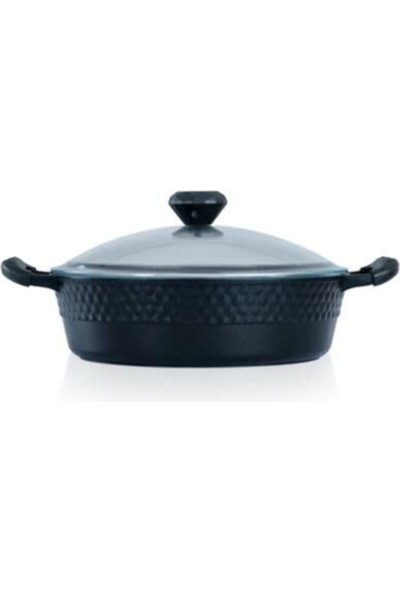 Acar Diamante Siyah Derin Tencere - 24 cm DDE-22-0173/6