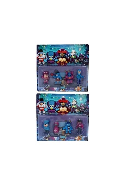 Brawl Stars 8'li Figür Brawl Stars Karakterleri-Rgl