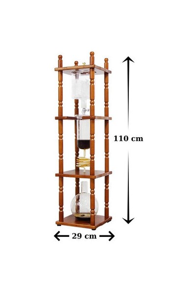 Soğuk Kahve Demleme 3 Litre Kahverengi Soğuk Kahve Demleme 3 Litre Kahverengi