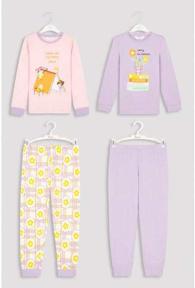 Penti Çok Renkli G.book Tent 2li Pijama Takımı Penti Çok Renkli G.book Tent 2li Pijama Takımı