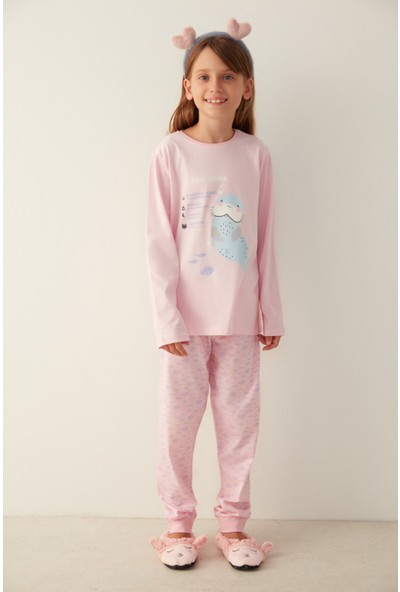 Penti Açık Pembe G.sea Lion Pijama Takıımı Penti Açık Pembe G.sea Lion Pijama Takıımı