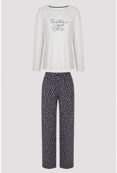 Penti Çok Renkli With Love Pijama Takımı