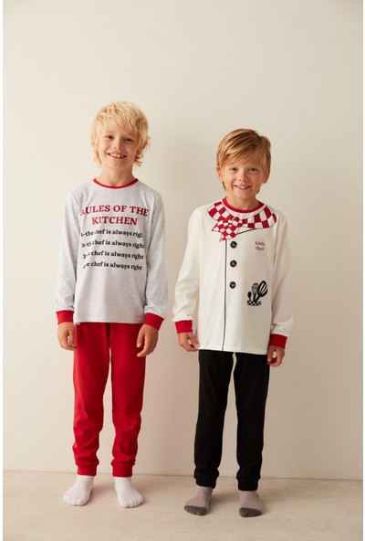 Penti Çok Renkli Erkek Çocuk B. Little Chef Pijama Takımı