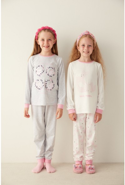 Penti Çok Renkli Portrait 2li Pijama Takımı