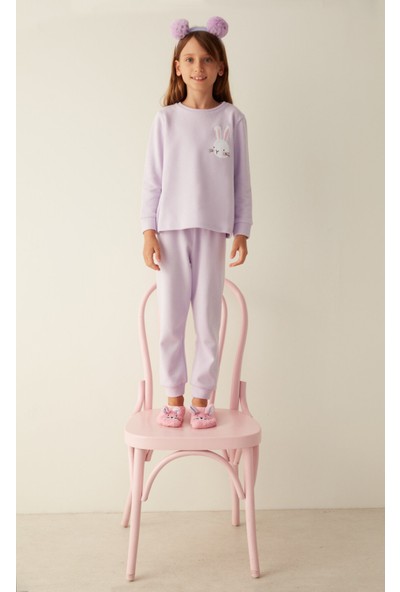 Penti Girls Lila Pijama Takımı