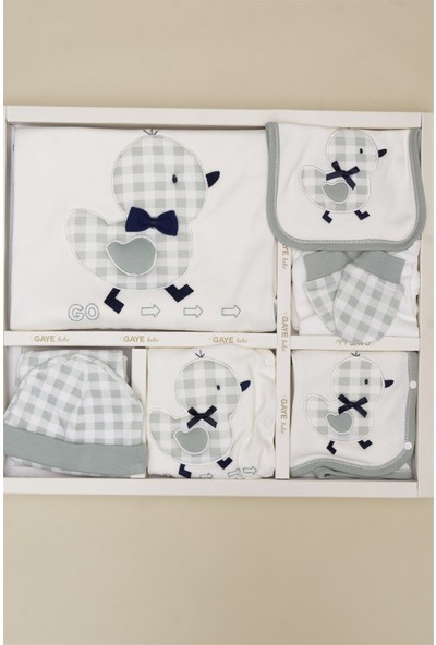 6607-ERKEK Bebek Ördekli 10LU Set Yeşil