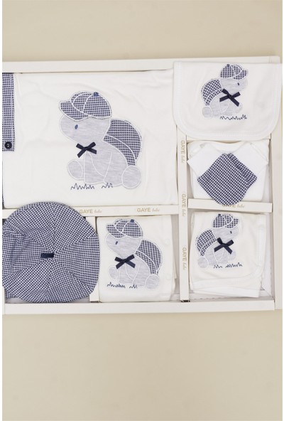 6606-ERKEK Bebek Kaplumbağa 10LU Hastane Çıkışı Lacivert