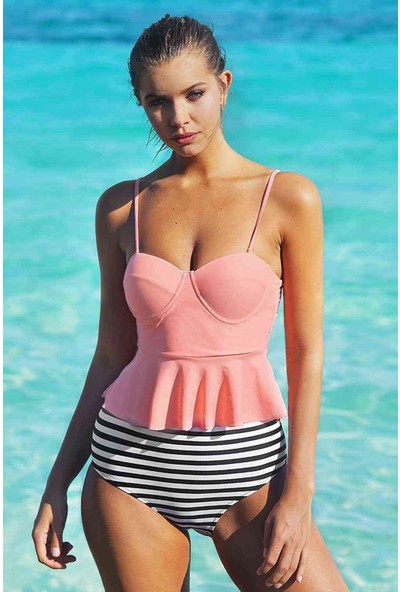 Angelsin Yüksek Bel Bikini Takım Angelsin Yüksek Bel Bikini Takım
