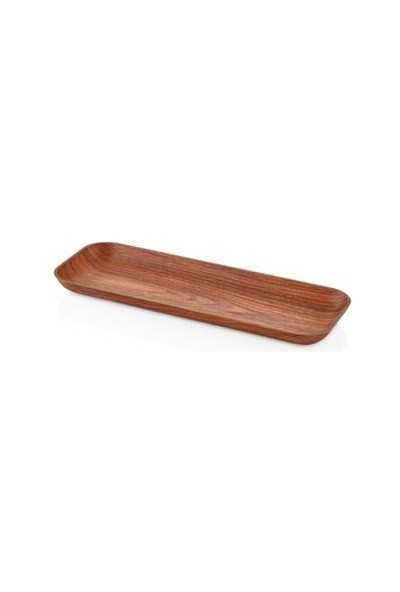 Ahşap Görünümlü Dikdörtgen Tabak 23,5 cm 10266 Ahşap Görünümlü Dikdörtgen Tabak 23,5 cm 10266