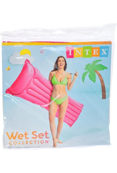 59703 Intex Renkli Deniz Yatağı 183X69 cm 59703 Intex Renkli Deniz Yatağı 183X69 cm
