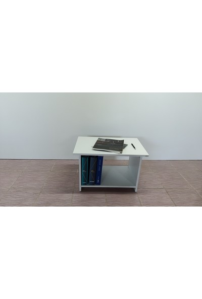 Kobiç Raflı Ofis Sehpası 60X45X45 cm Kobiç Raflı Ofis Sehpası 60X45X45 cm