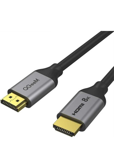 Dijaks Qgeem QG-AV17 Yüksek Kalite 8k 60 Hz - 4K 120 Hz 21:9 HDMI 2.1 Plastik Korumalı Kablo 3.05M Dijaks Qgeem QG-AV17 Yüksek Kalite 8k 60 Hz - 4K 120 Hz 21:9 HDMI 2.1 Plastik Korumalı Kablo 3.05M
