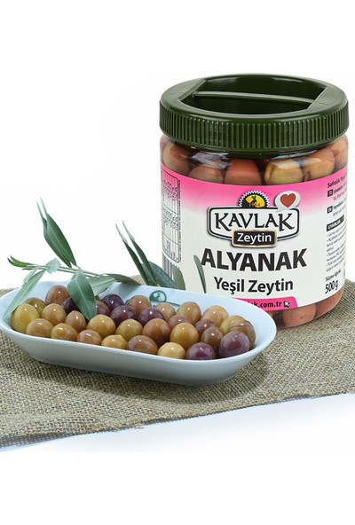 Kavlak Alyanak Çizik Yeşil Zeytin 500 gr