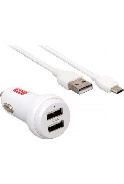 Xo Araç Çakmak Şarj Cihazı 2.4A Çift USB Xo Araç Çakmak Şarj Cihazı 2.4A Çift USB
