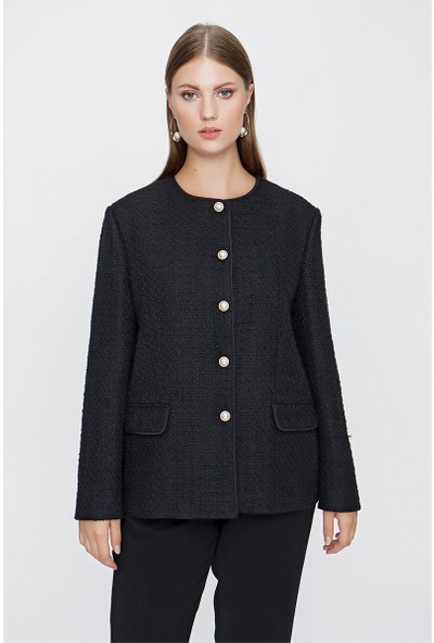 Aker 5622112 Inci Düğmeli Ceket