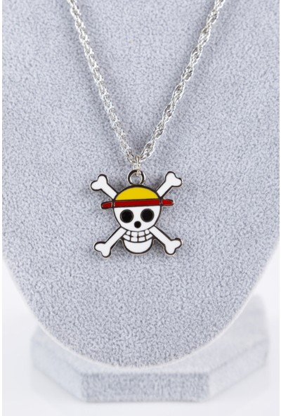 Daily Fashion Unisex Anime One Piece Skull Kuru Kafa Kolye Daily Fashion Unisex Anime One Piece Skull Kuru Kafa Kolye