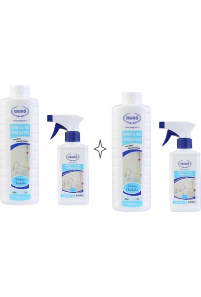 Ersağ Bahar Kokulu Banyo Wc Temizleyici 2x 1.000 ml 2 Adet Aparathediyeli Ersağ Bahar Kokulu Banyo Wc Temizleyici 2x 1.000 ml 2 Adet Aparathediyeli