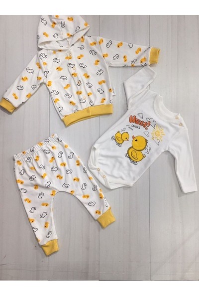 Minibird 3-6-9 Aylık Ördekli 3 Parça Badili Takım Ducks Minibird 3-6-9 Aylık Ördekli 3 Parça Badili Takım Ducks