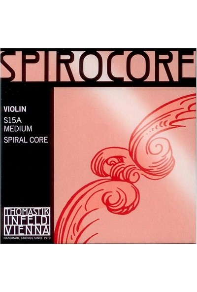 Thomastik Infeld Keman Aksesuar Spirocore Tel Thomastik Infeld S15A Thomastik Infeld Keman Aksesuar Spirocore Tel Thomastik Infeld S15A