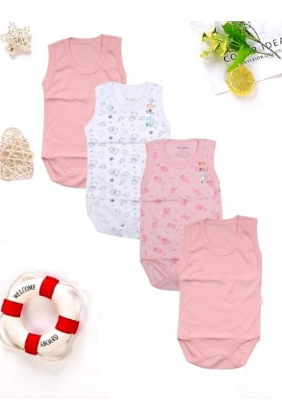 Babybonta 4 Lü Kız Bebek Zıbın Seti